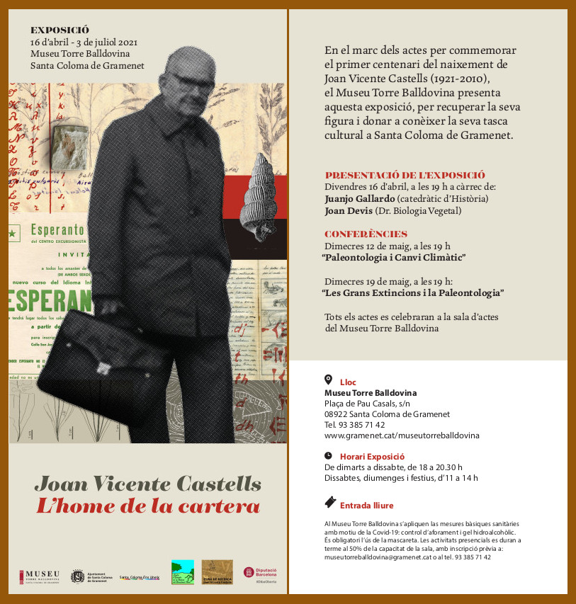 Exposición "Joan Vicente Castells, l'home de la cartera" — Español